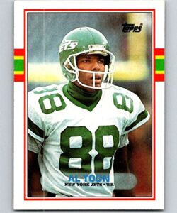 1989 topps #225 al toon ny jets nfl football card nm-mt