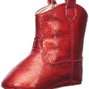 Baby Deer Girls' 02-4973 Western Boot, Red, 1 Regular US Infant