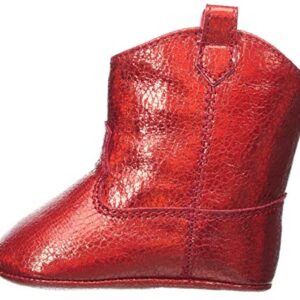 Baby Deer Girls' 02-4973 Western Boot, Red, 1 Regular US Infant