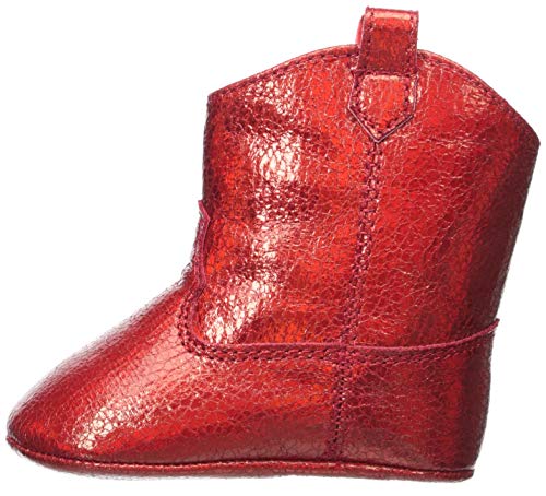 Baby Deer Girls' 02-4973 Western Boot, Red, 1 Regular US Infant