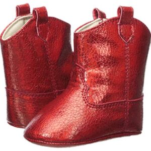 Baby Deer Girls' 02-4973 Western Boot, Red, 1 Regular US Infant