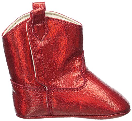 Baby Deer Girls' 02-4973 Western Boot, Red, 1 Regular US Infant