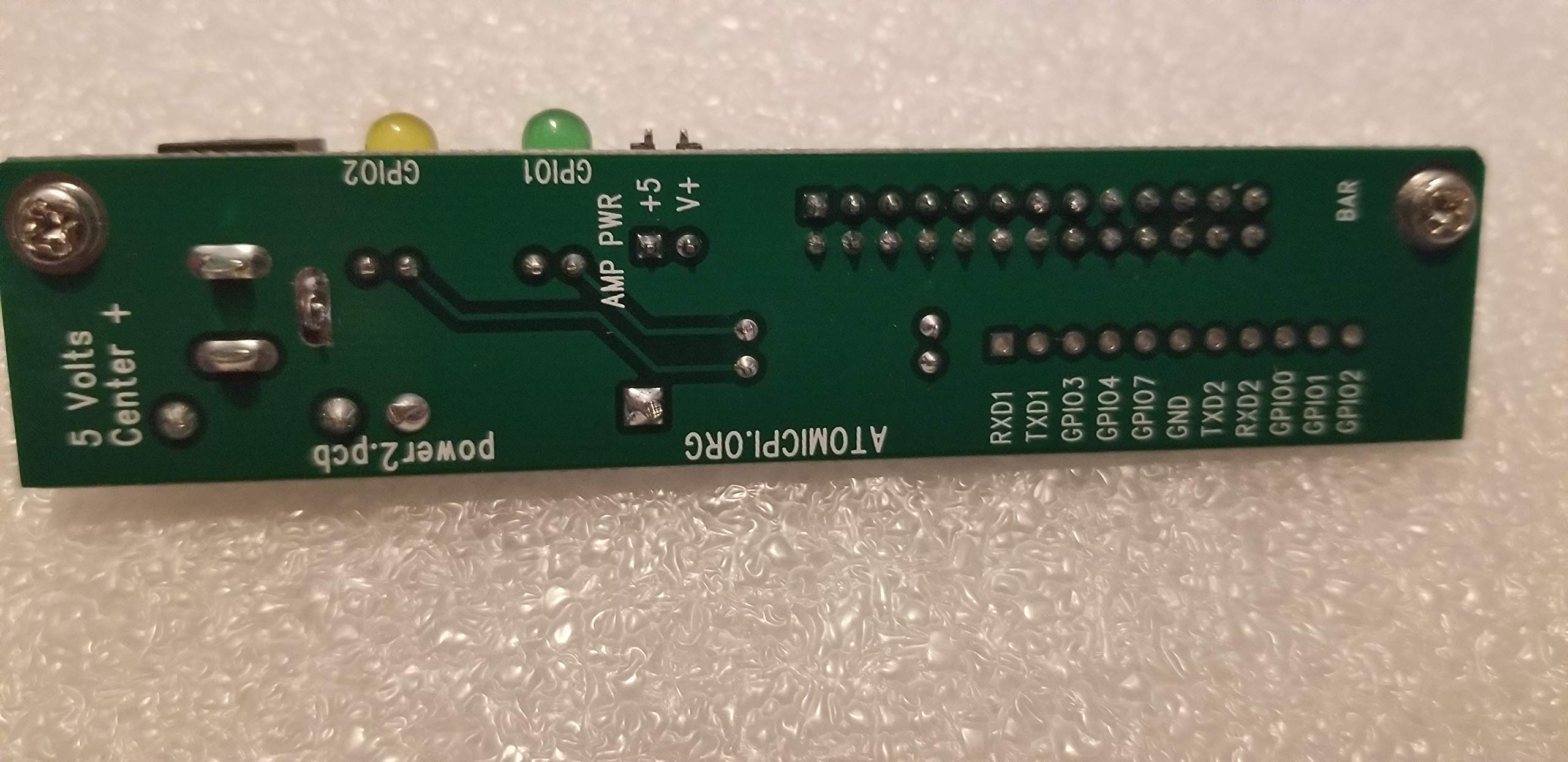 Shaka Intekanational LLC / DLI Flush Mount Baby Breakout Board for Atomic Pi - 2.5mm Barrel Jack 5V Input