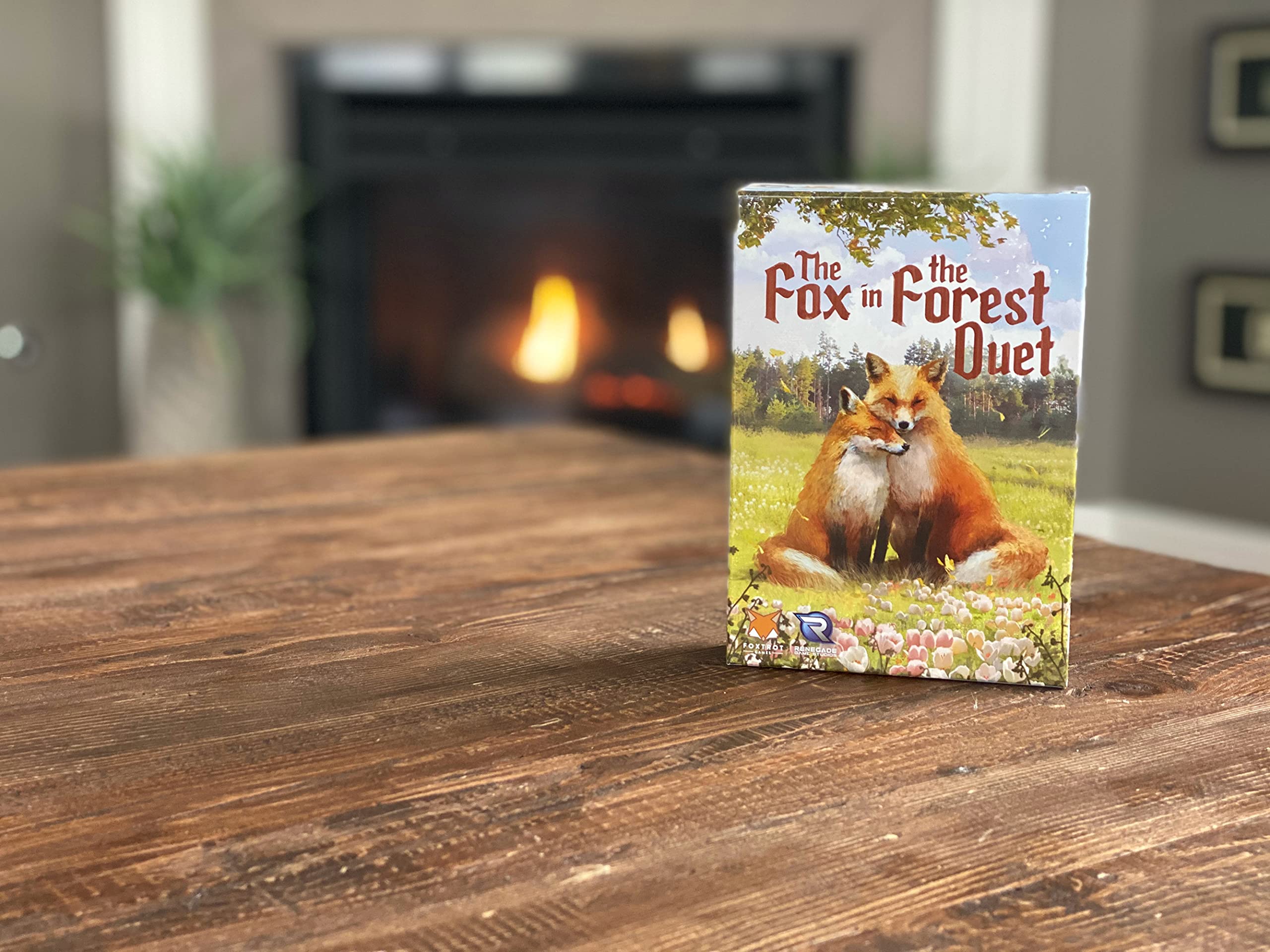 Renegade Game Studios Fox in The Forest Duet Card Game for 2 Players Aged 10 & Up, Cooperative Trick-Taking Game.