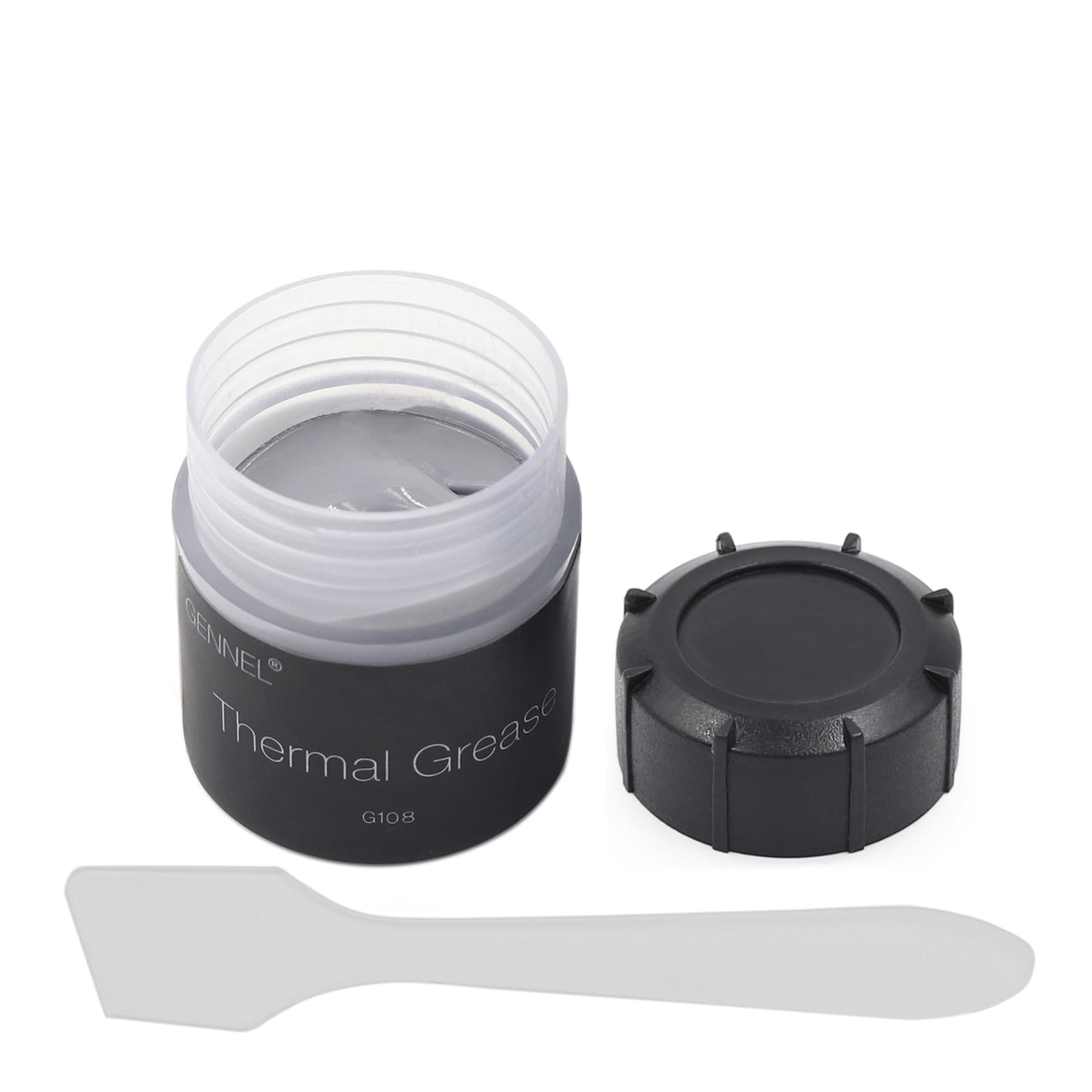 GENNEL G108 20Grams High Performance Thermal Paste, Heatsink Compound, Carbon Based Heatsink Grease for CPU GPU High Power LED Chipset Cooling