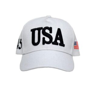 ttd keep america great 2020, 45th president donald trump usa cap / flag, white, medium