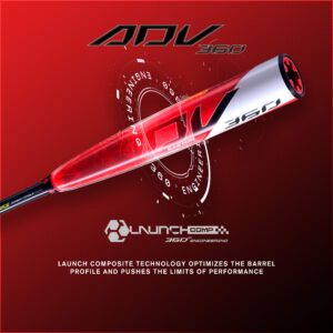 EASTON ADV 360 -10 USA Baseball Bat, 2 5/8 Barrel, 32/22, YBB20ADV10