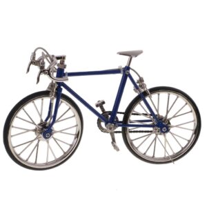 taotenish 1:10 scale racing bike model replica bicycle toy collections kids gift - dark blue