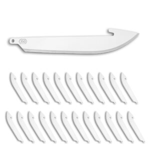 outdoor edge 3.5" razorsafe replacement sharp-point knife blades, 24 piece value pack