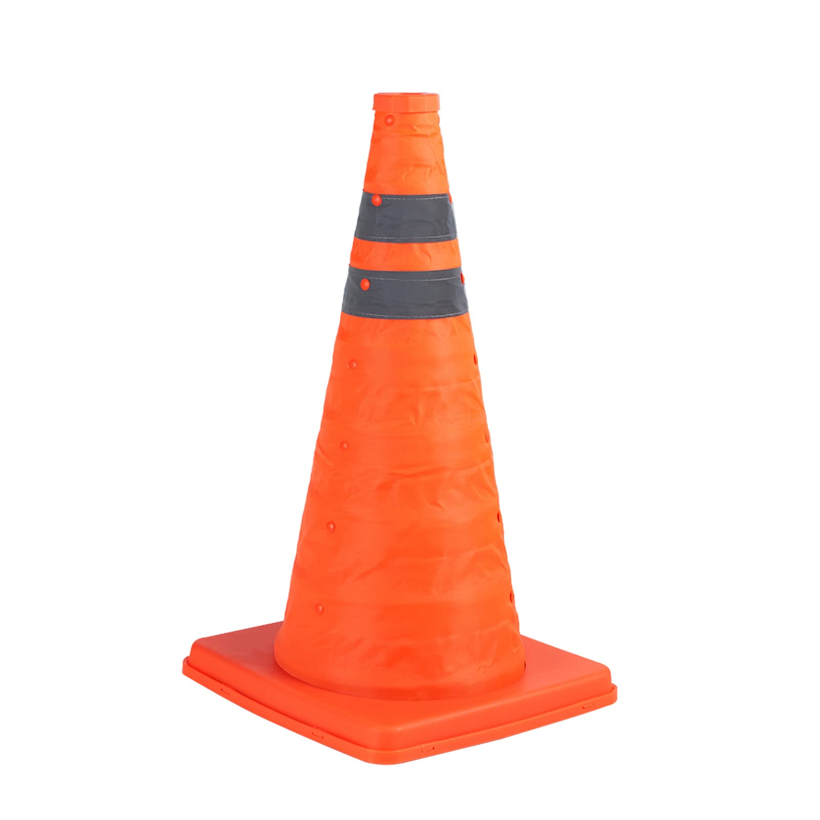 18 inch Collapsible Traffic Cones/Traffic Cone Sign/Multi Purpose Pop up Reflective Safety Cone,Orang - 1PC