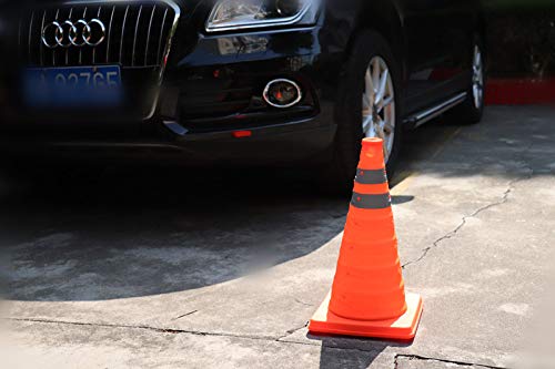 18 inch Collapsible Traffic Cones/Traffic Cone Sign/Multi Purpose Pop up Reflective Safety Cone,Orang - 1PC