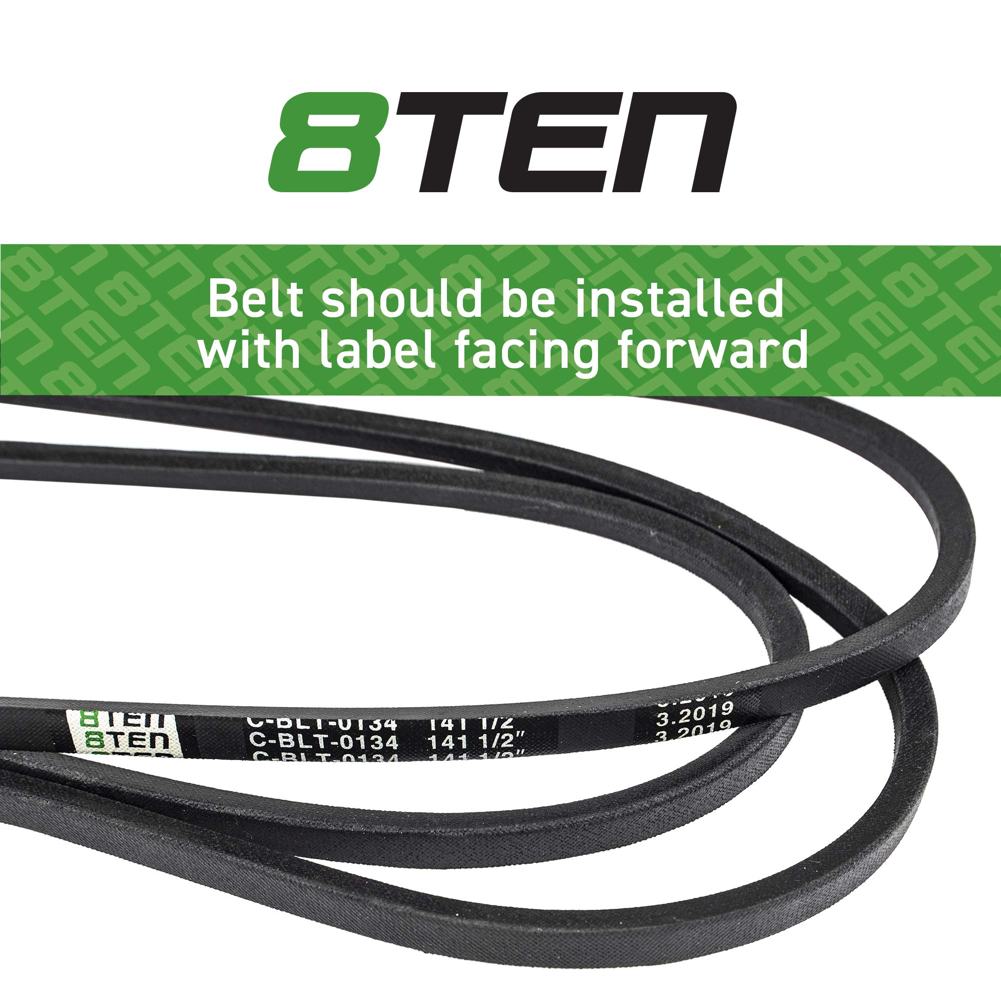 8TEN Drive Belt for Toro 119-8820 120-3892 TimeCutter SS 5000 5060 ZS SW 50 inch Deck