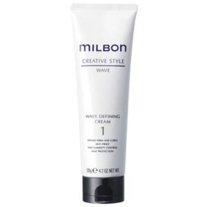 milbon creative style wave defining cream 1, 4.2oz