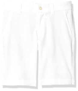 puma golf 2020 boy's stretch short, bright white, large