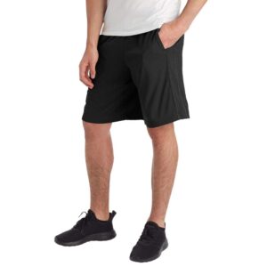 c9 champion mens mesh - 10" inseam shorts, ebony, medium us