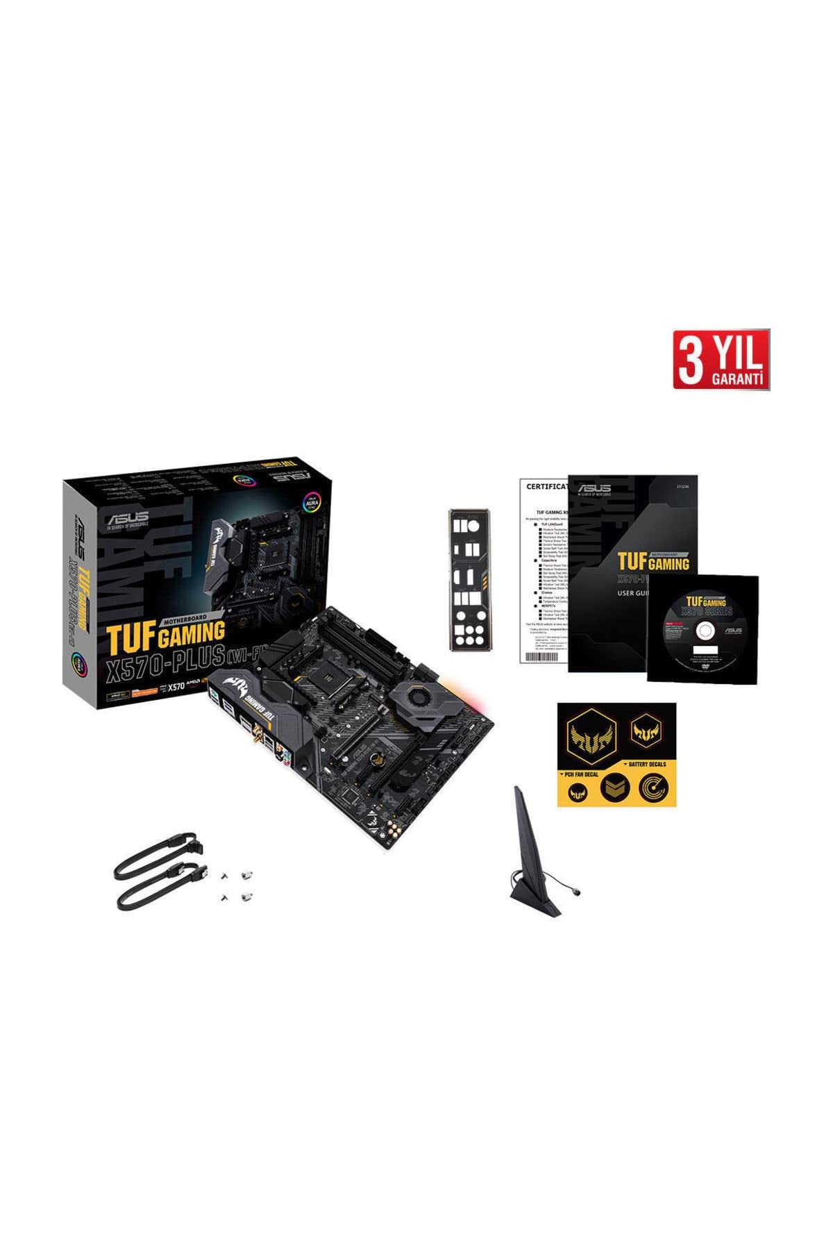 ASUS Tuf Gaming Plus AM4 AMD X570 ATX DDR4-SDRAM Motherboard