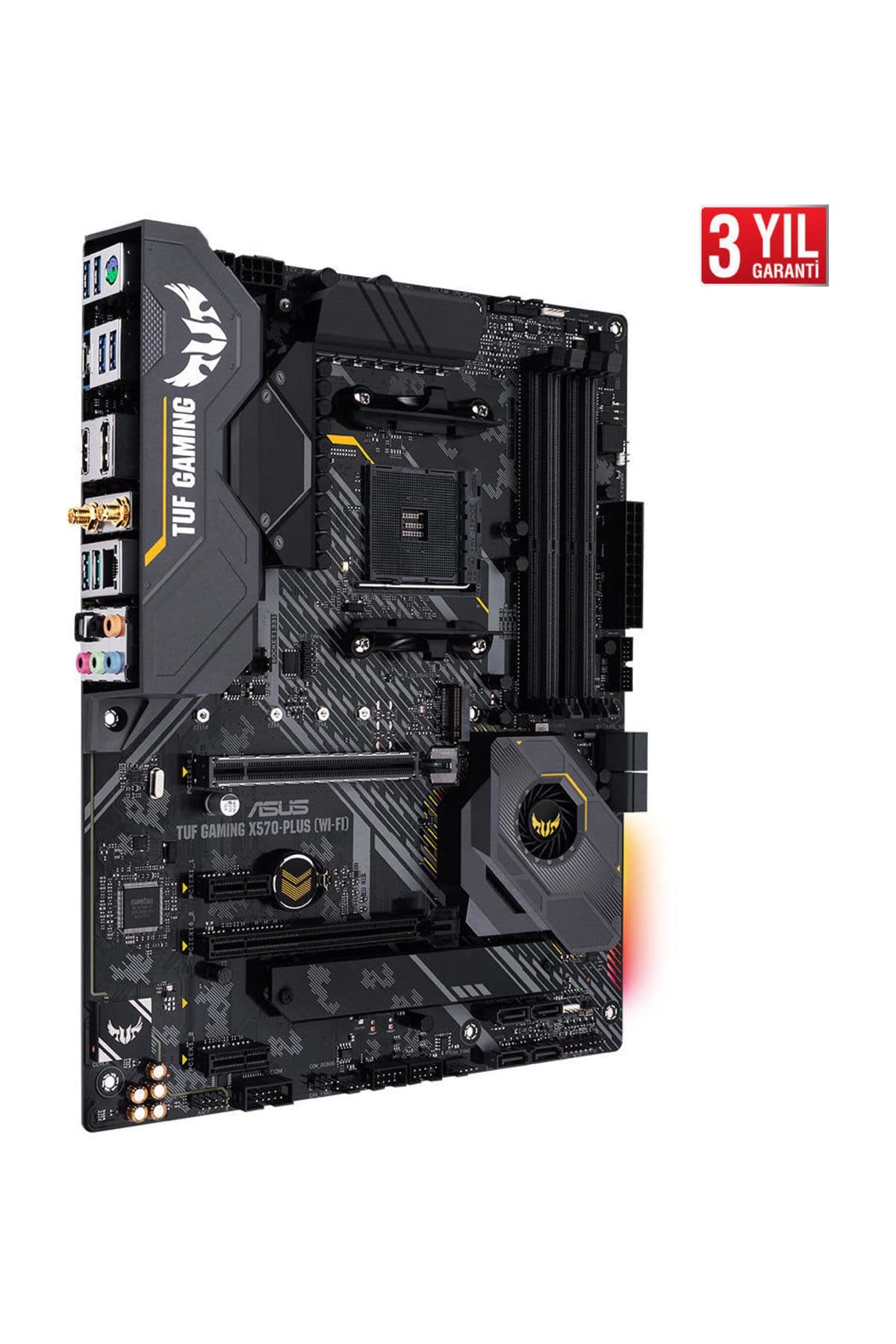 ASUS Tuf Gaming Plus AM4 AMD X570 ATX DDR4-SDRAM Motherboard