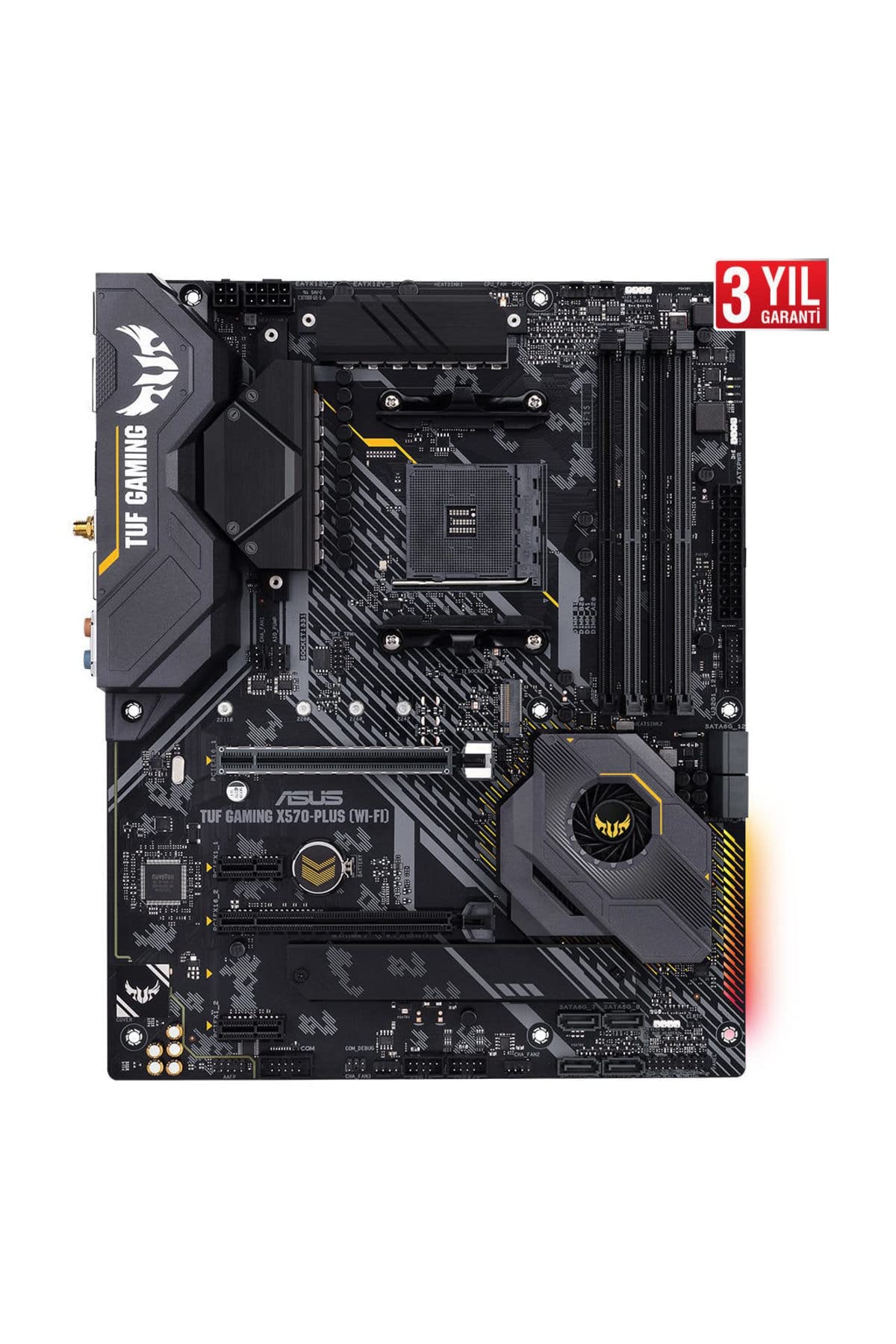 ASUS Tuf Gaming Plus AM4 AMD X570 ATX DDR4-SDRAM Motherboard