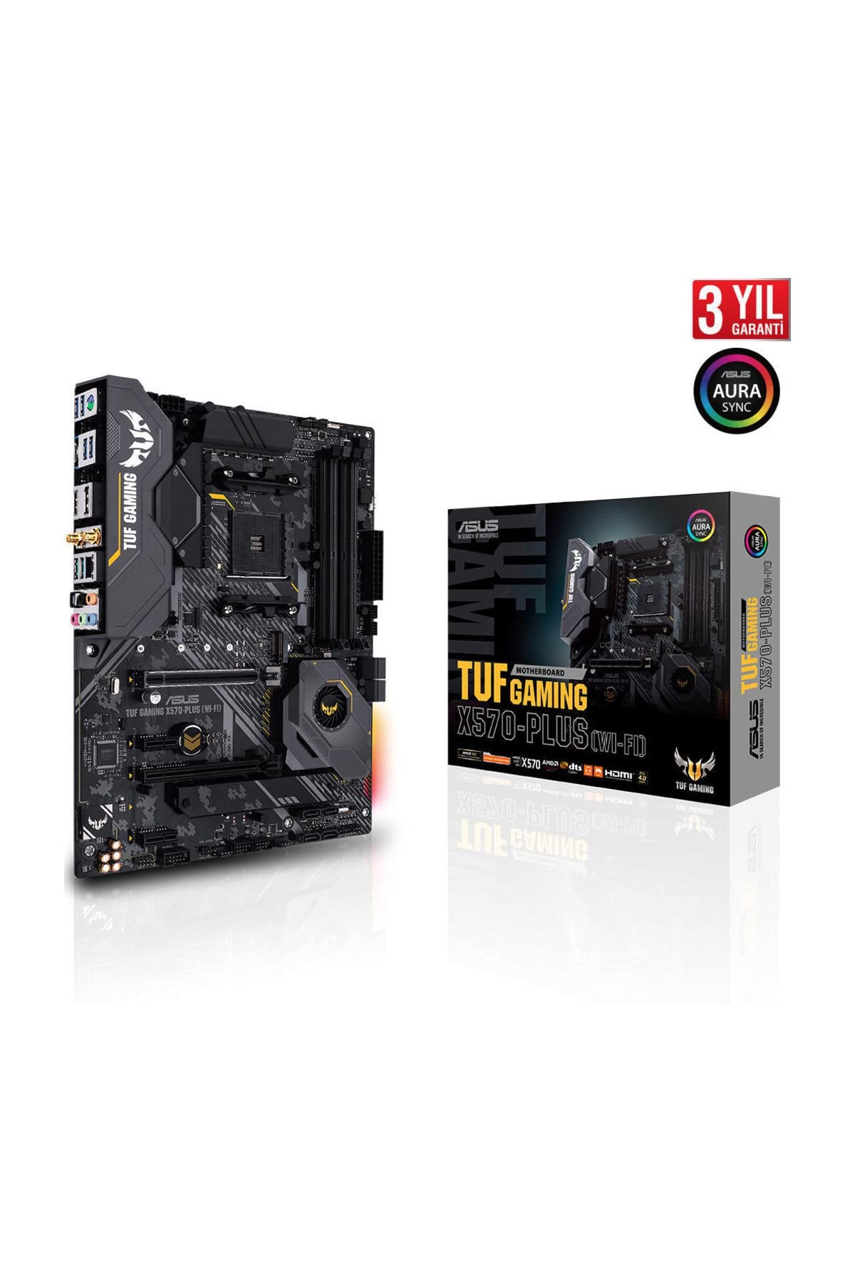 ASUS Tuf Gaming Plus AM4 AMD X570 ATX DDR4-SDRAM Motherboard