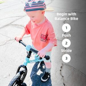 JOYSTAR 12 Inch Balance Bike for 18months, 2, 3, 4, and 5 Years Old Boys and Girls - Lightweight Toddler Bike with Adjustable Handlebar and Seat - No Pedal Bikes for Kids Birthday Gift