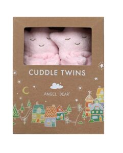 angel dear pink star twin set blankies box.