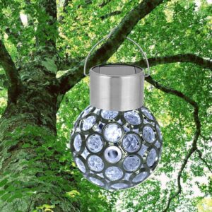 Solar Lantern, Outdoor Garden Hanging Lights, Waterproof led Decorative lamp for Home Holiday Lawn Party Decoration(02)