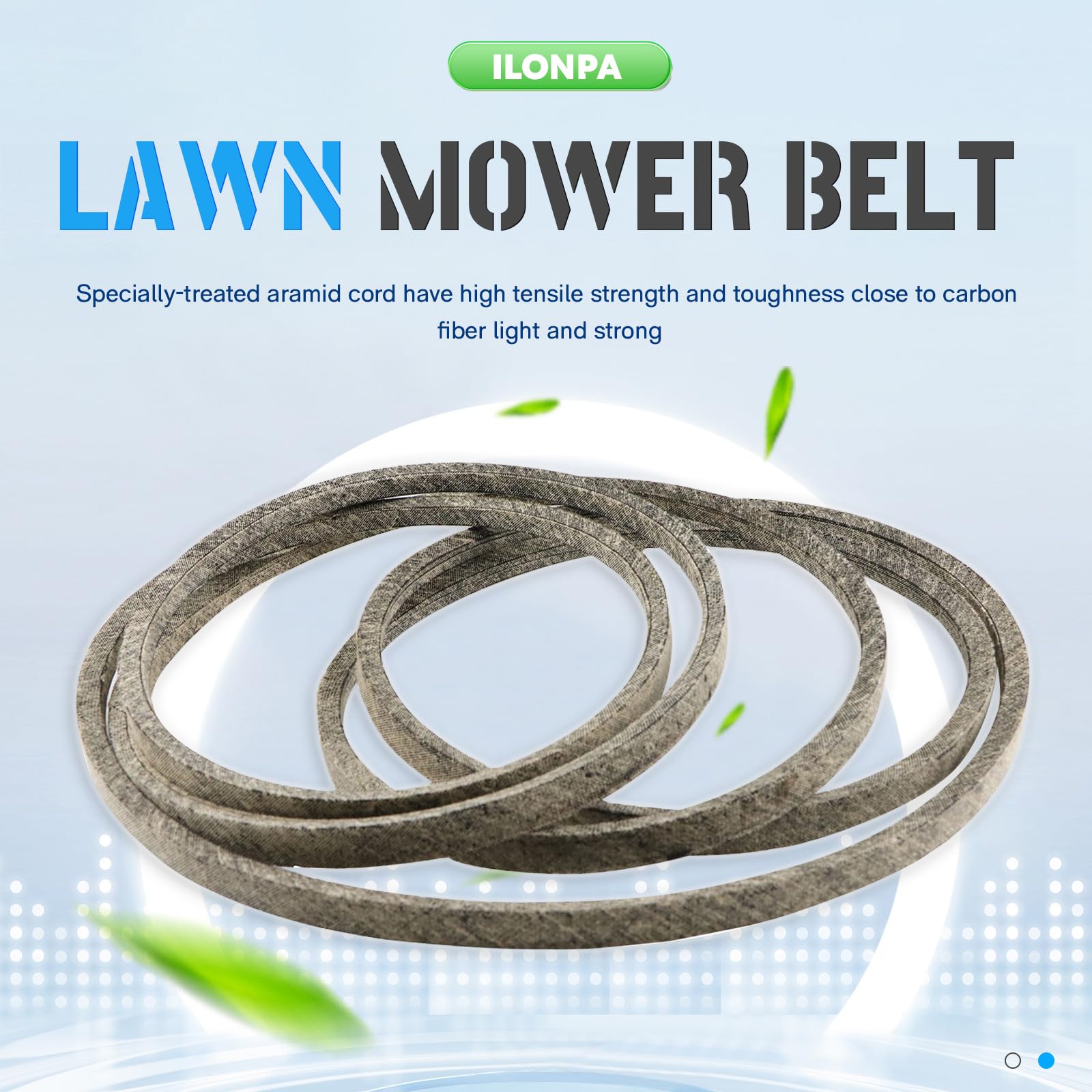 Lawn Mower Replacement Deck Belt for Toro 86-1960 754-04240 954-04240 OCC-754-04240 LTX1050VT SLTX1050 1/2 x 162inch, Made with Aramid Cord Belt