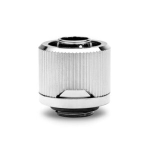 ekwb ek-quantum torque stc-10/16 compression fitting for soft tubing, 10/16mm (3/8" id, 5/8" od), nickel