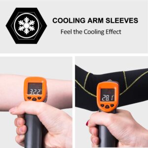 ROCKBROS Sun Protection Arm Sleeves Cooling Running Golf Fishing Cycling Arm Sleeves