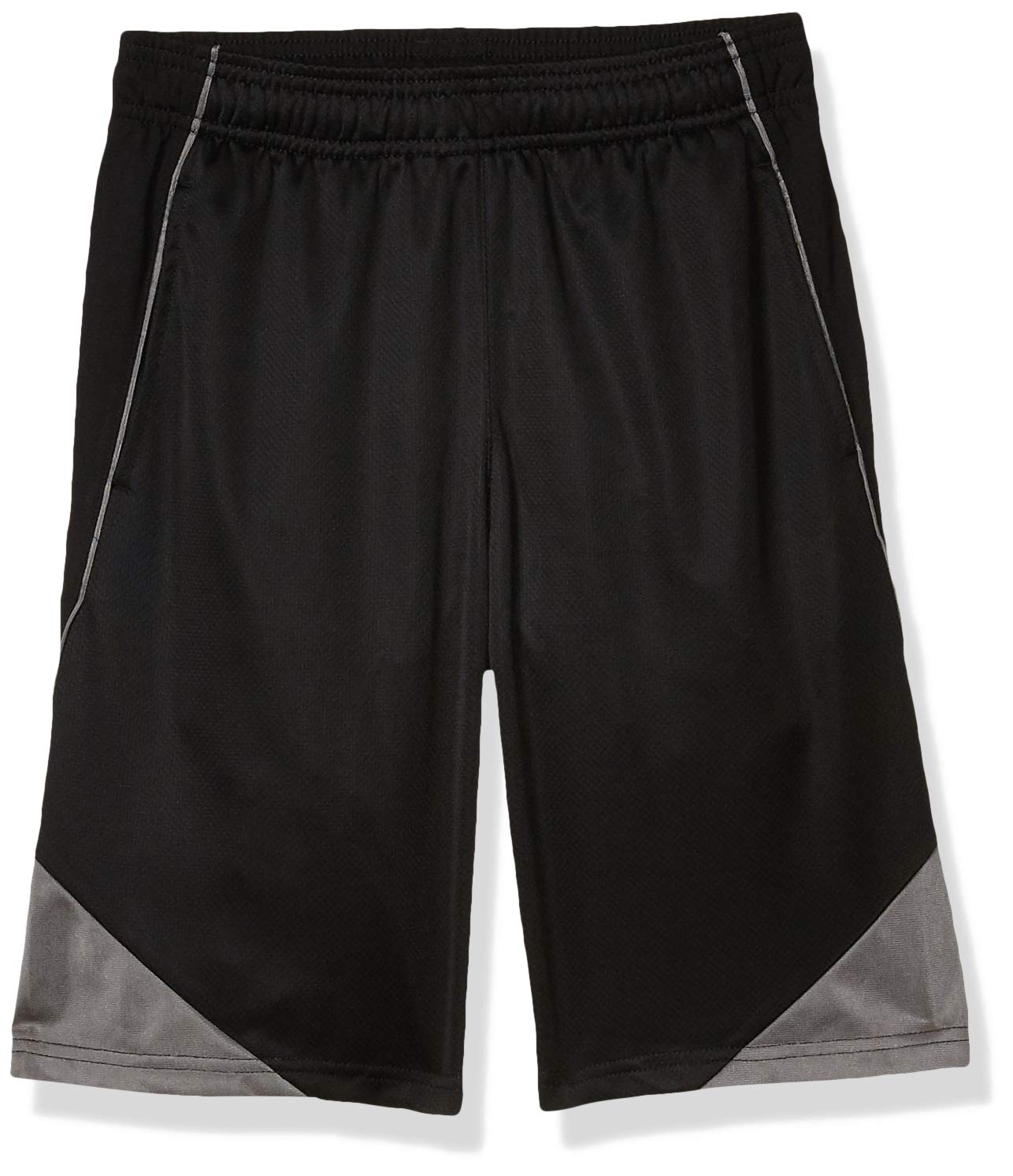 C9 Champion boys Color Block - 9" Inseam Shorts, Ebony/Hardware Gray, Large US