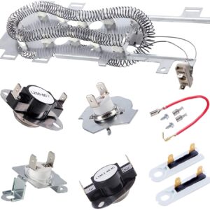 8544771 Dryer Heating Element, 279816 Thermostat Cut Off,279973 3392519 Dryer Thermal Fuse Compatible with maytag, kenmore,kitchen,whirlpool and More