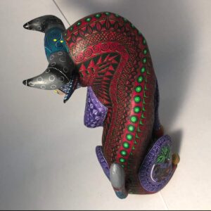 EL Toro Rojo handcrafted Oaxacan Alebrije, wood carving