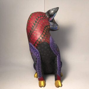 EL Toro Rojo handcrafted Oaxacan Alebrije, wood carving