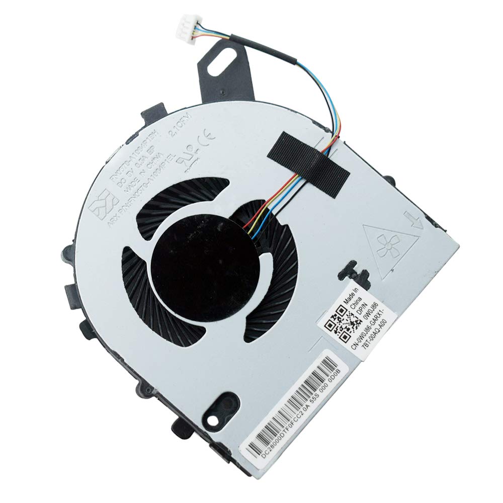 Rangale CPU Cooling Fan for Dell Inspiron 15 7560 7572 15-7560 Vostro 5468 5568 Series Laptop DC28000ICR0 0W0J85 W0J85