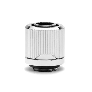 ekwb ek-quantum torque stc-10/13 compression fitting for soft tubing, 10/13mm (3/8" id, 1/2" od), nickel