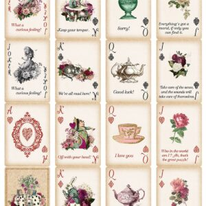 Treasure Cove Alice Playing Cards Poker for Party Supply Themed Party Gift