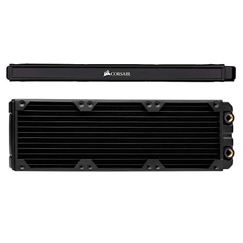 CORSAIR Hydro X Series XR5 360mm Water Cooling Radiator - Triple 120mm Fan Mounts - Premium Copper Construction - Easy Installation - Black