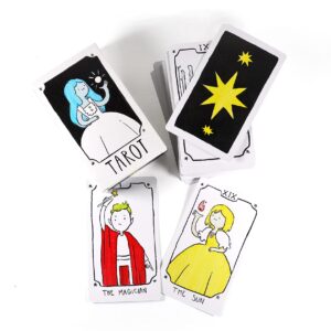 Apostrophe Games Tarot Size Blank Playing Cards (Matte Finish) 4.72" x 2.76", 80 Blank Cards and Blank Box, Flash Cards, Board Game Cards, Study Guide & Note Cards