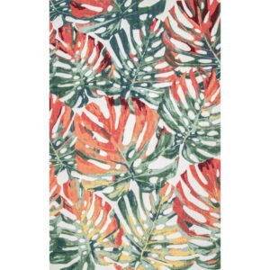 nuLOOM Contemporary Floral Janice Area Rug, 9x12, Multi