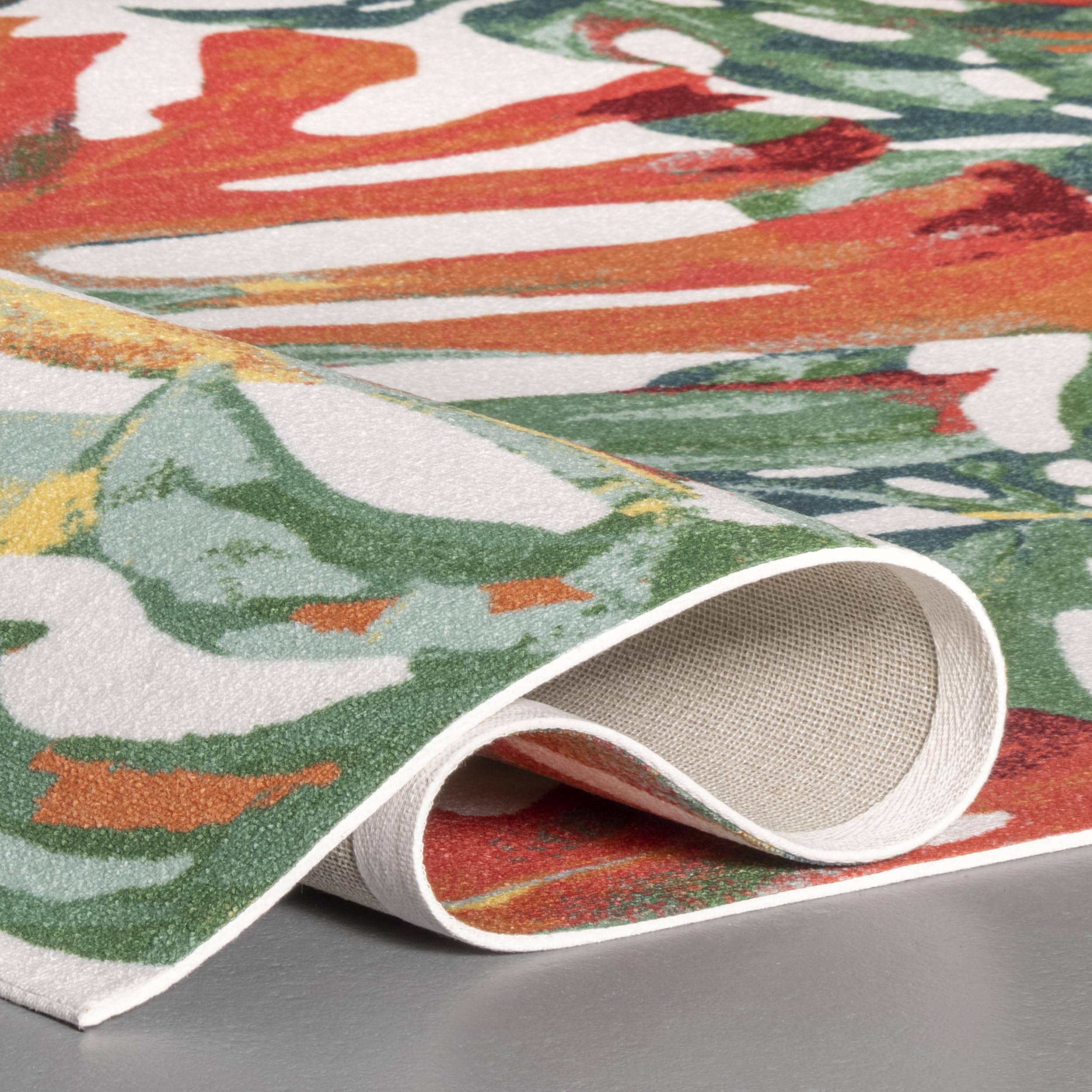 nuLOOM Contemporary Floral Janice Area Rug, 9x12, Multi