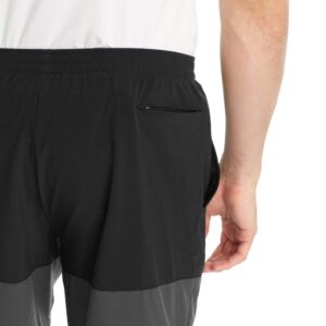 C9 Champion Men's Running Short-7" Inseam, Ebony/Railroad Gray, M