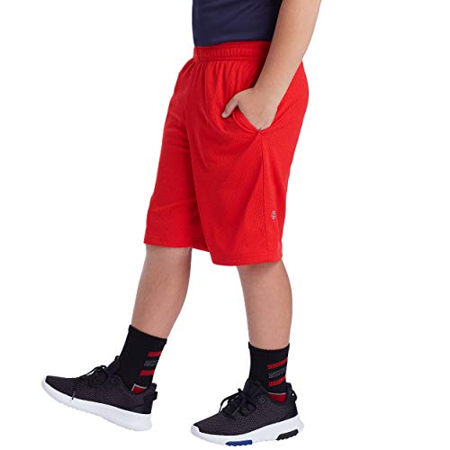 C9 Champion boys Core Mesh - 9" Inseam Shorts, Red Puree, Large US