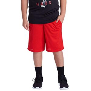 c9 champion boys core mesh - 9" inseam shorts, red puree, large us