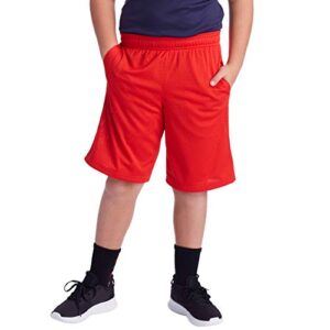 C9 Champion boys Core Mesh - 9" Inseam Shorts, Red Puree, Large US