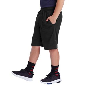 C9 Champion boys Core Mesh - 9" Inseam Shorts, Ebony, Large US