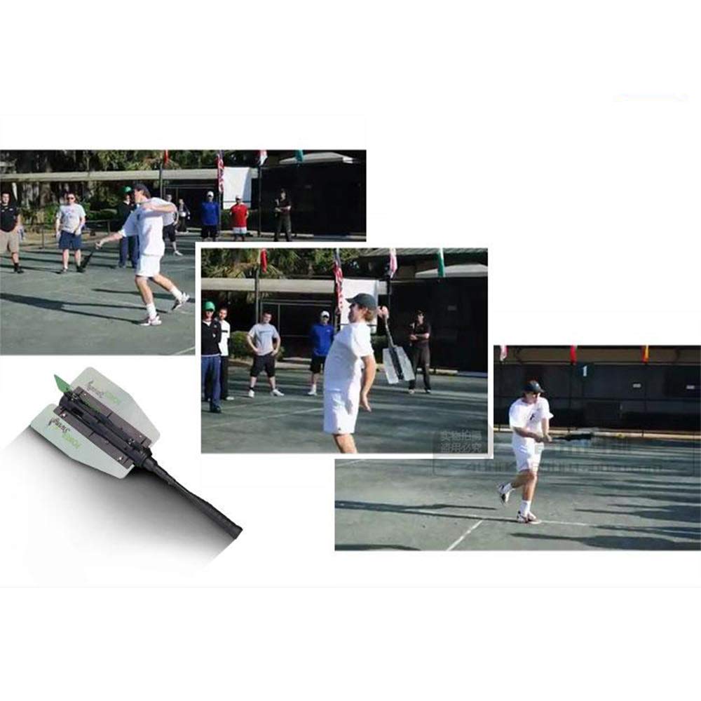 Power Resistance Tennis Racket Swing Trainer Practice Aid Speed Training Grip Which is Very Useful and Convenient.