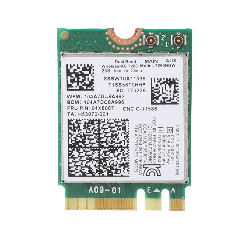 Intel Wireless AC 7265 802.11ac Network Card,For intel 7260AC 7260NGW, ,for T Series Laptops