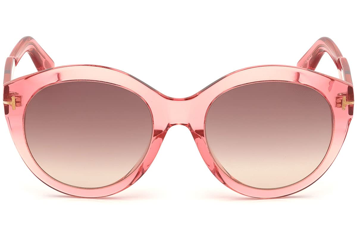 Tom Ford ROSANNA FT0661-72F SUNGLASSES Pink Frame w/Brown 54mm