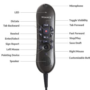 NOOBECR Nuance PowerMic II Dictation Microphone (Renewed)