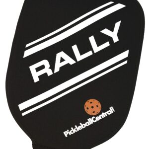 Rally Flare Graphite Pickleball Paddle | Polymer Honeycomb Core, Graphite Hybrid Composite Face | Lightweight | Paddle Cover Included (2-Pack Blue/Red)